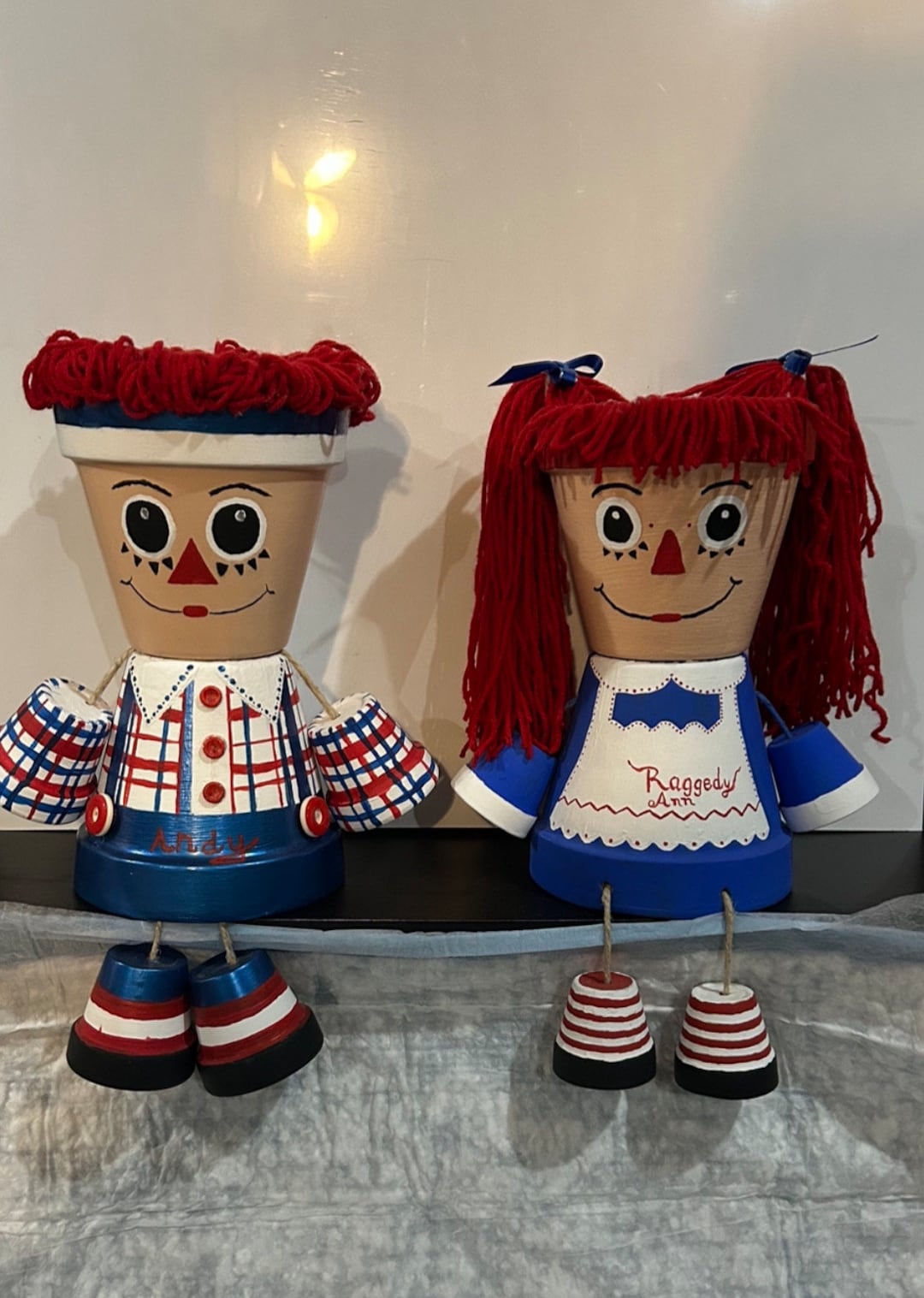 Flower Pots (raggedy Ann & Andy) - Etsy