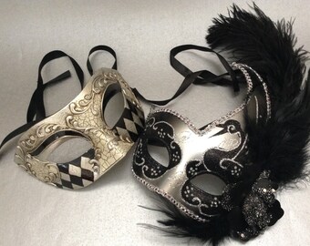 Harlequin mask | Etsy