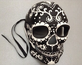 Sugar skull mask | Etsy