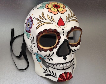 Sugar skull mask | Etsy
