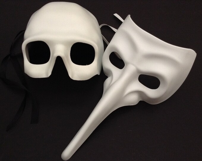 DIY White Masquerade Blank Mask Base for Painting Decoration - Etsy