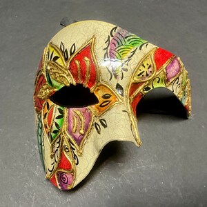 Red Phantom Masquerade Ball Mask Party Phantom of the Opera Mask - Etsy
