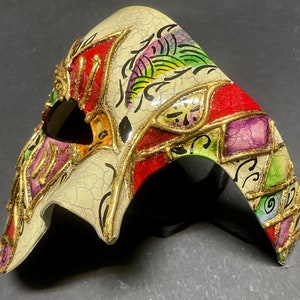 Red Phantom Masquerade Ball Mask Party Phantom of the Opera Mask - Etsy