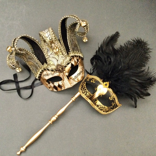 Mask on a Stick - Etsy