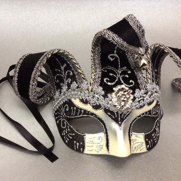 Mens Jester Masquerade Mask - Etsy