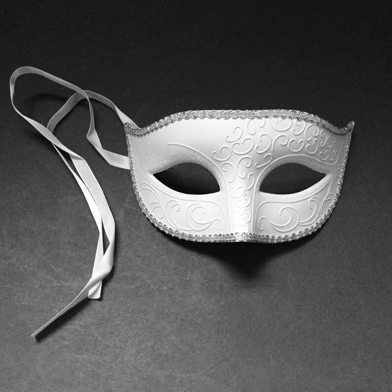 Unpainted DIY White Masquerade Ball Mask | Etsy