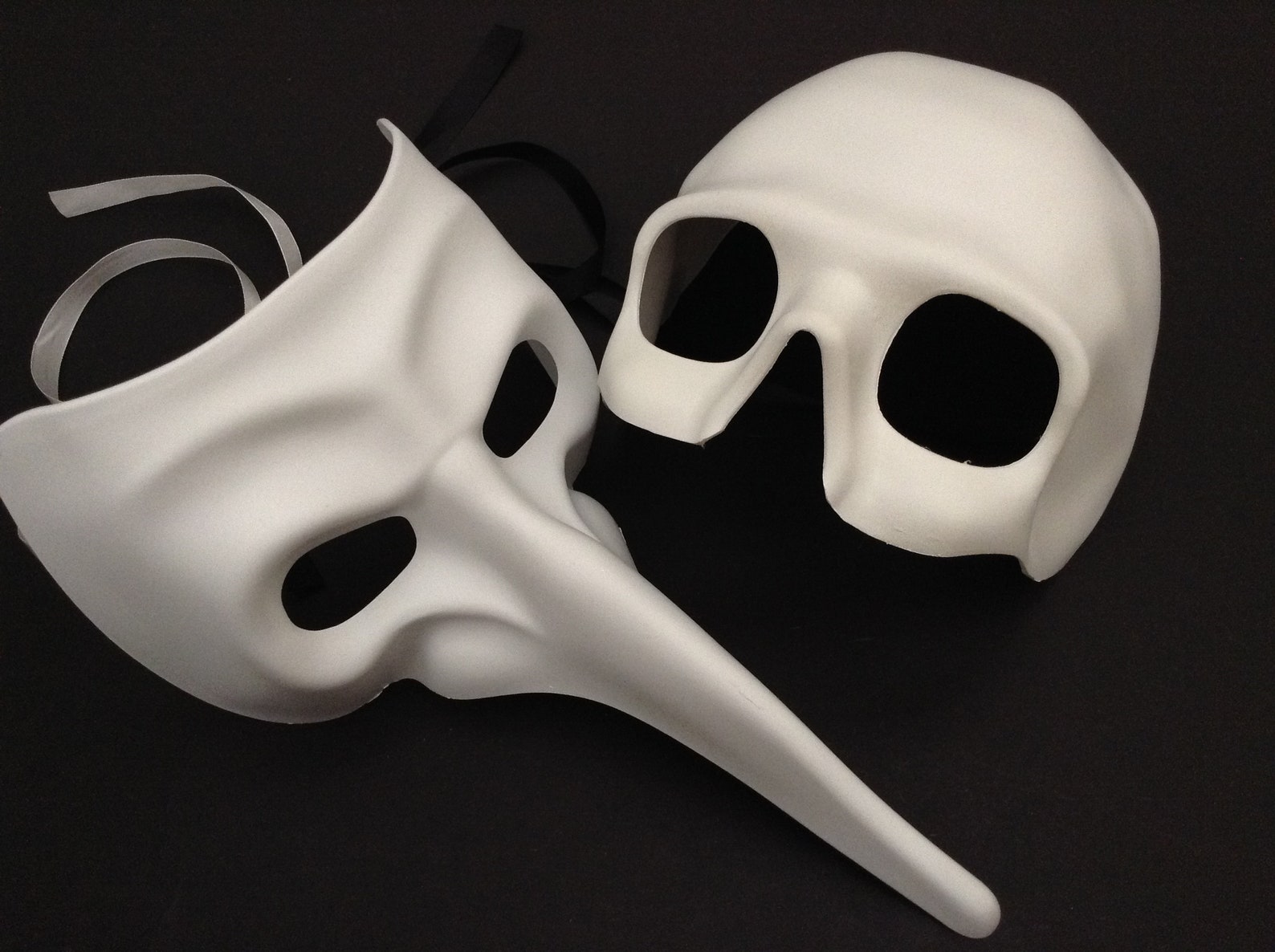 DIY White Masquerade Blank Mask Base for Painting Decoration | Etsy