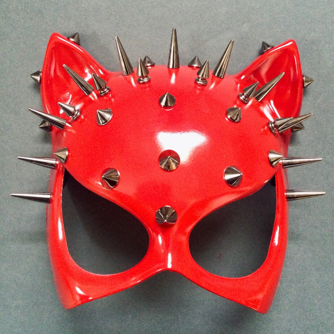 Spiky Sexy Cat Mask Halloween Cosplay Costumes Party - Etsy