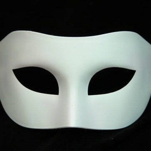 DIY Masquerade Masks White DIY Mask Blank Mask Base Bulk - Etsy
