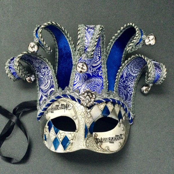 Royal Blue Venetian Mask - Etsy