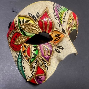 Red Phantom Masquerade Ball Mask Party Phantom of the Opera Mask - Etsy