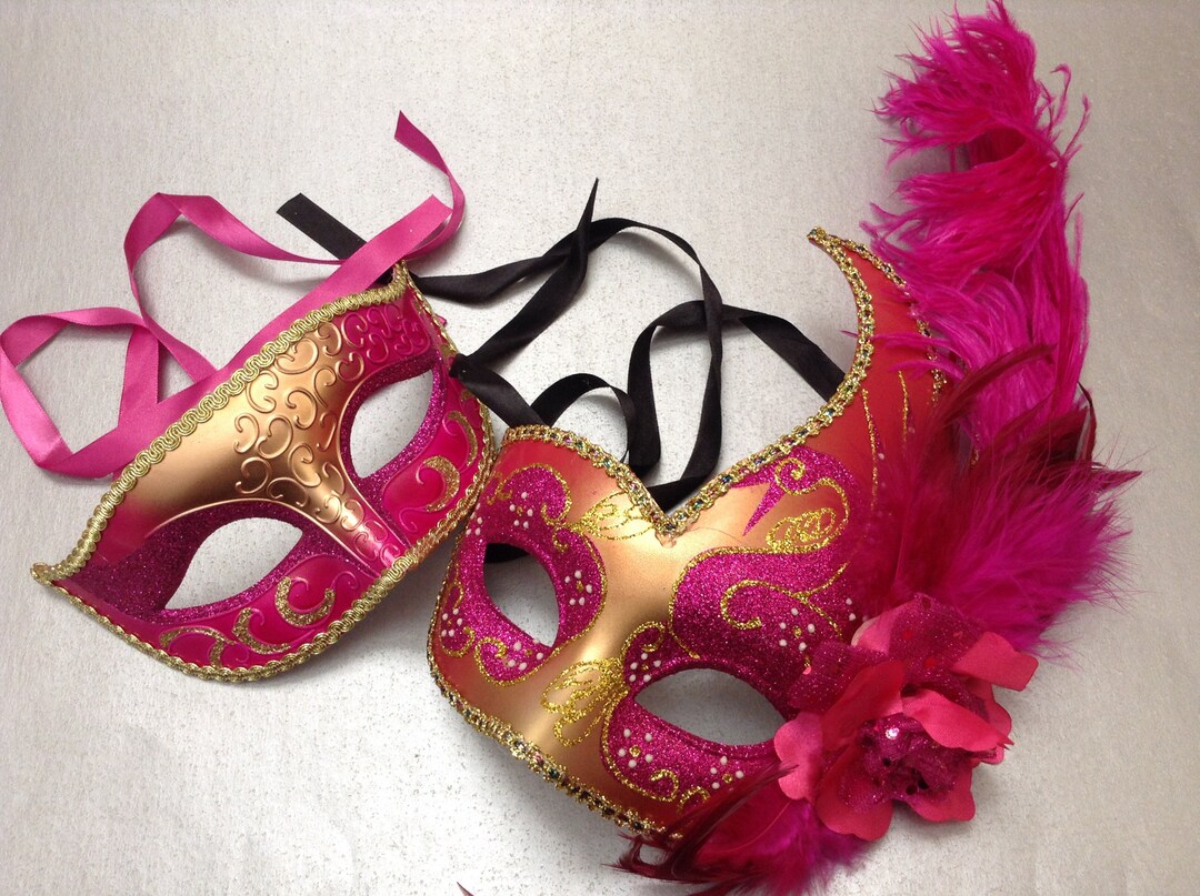 New Year Mardi Gras Burlesque Birthday Anniversary Masquerade Ball Mask ...