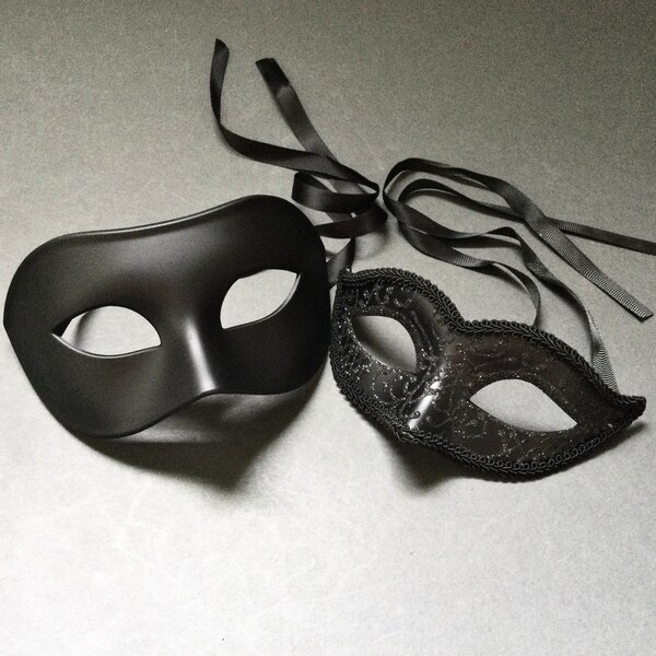 Small Black Mask - Etsy