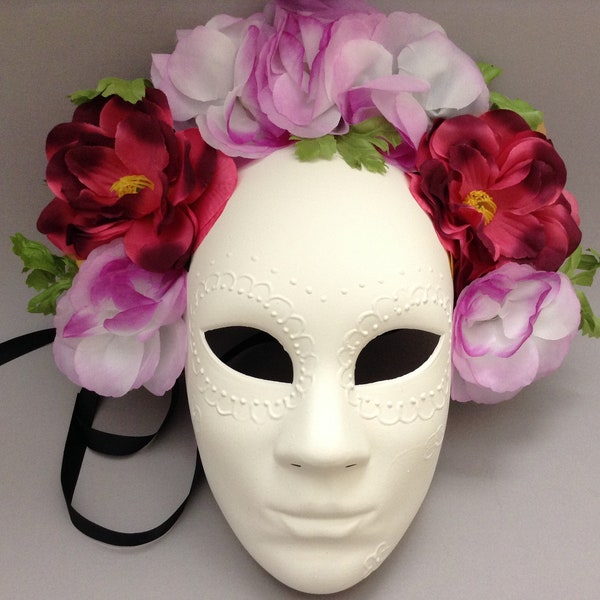 Dia De Los Muertos Mask - Etsy