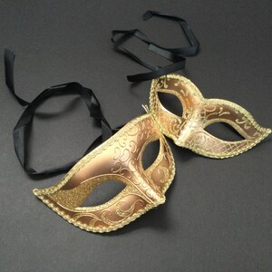 Gold Masquerade Ball Mask for Girls and Petite Faces Women - Etsy