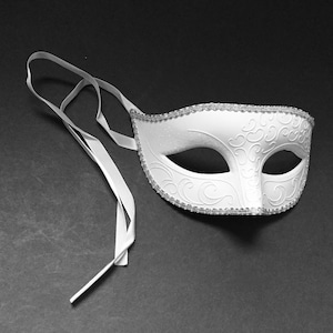 Unpainted DIY White Masquerade Ball Mask - Etsy