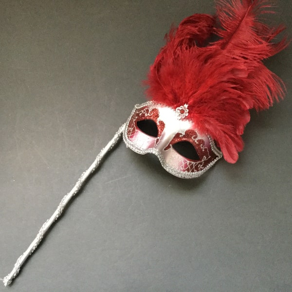 Burgundy Mask - Etsy