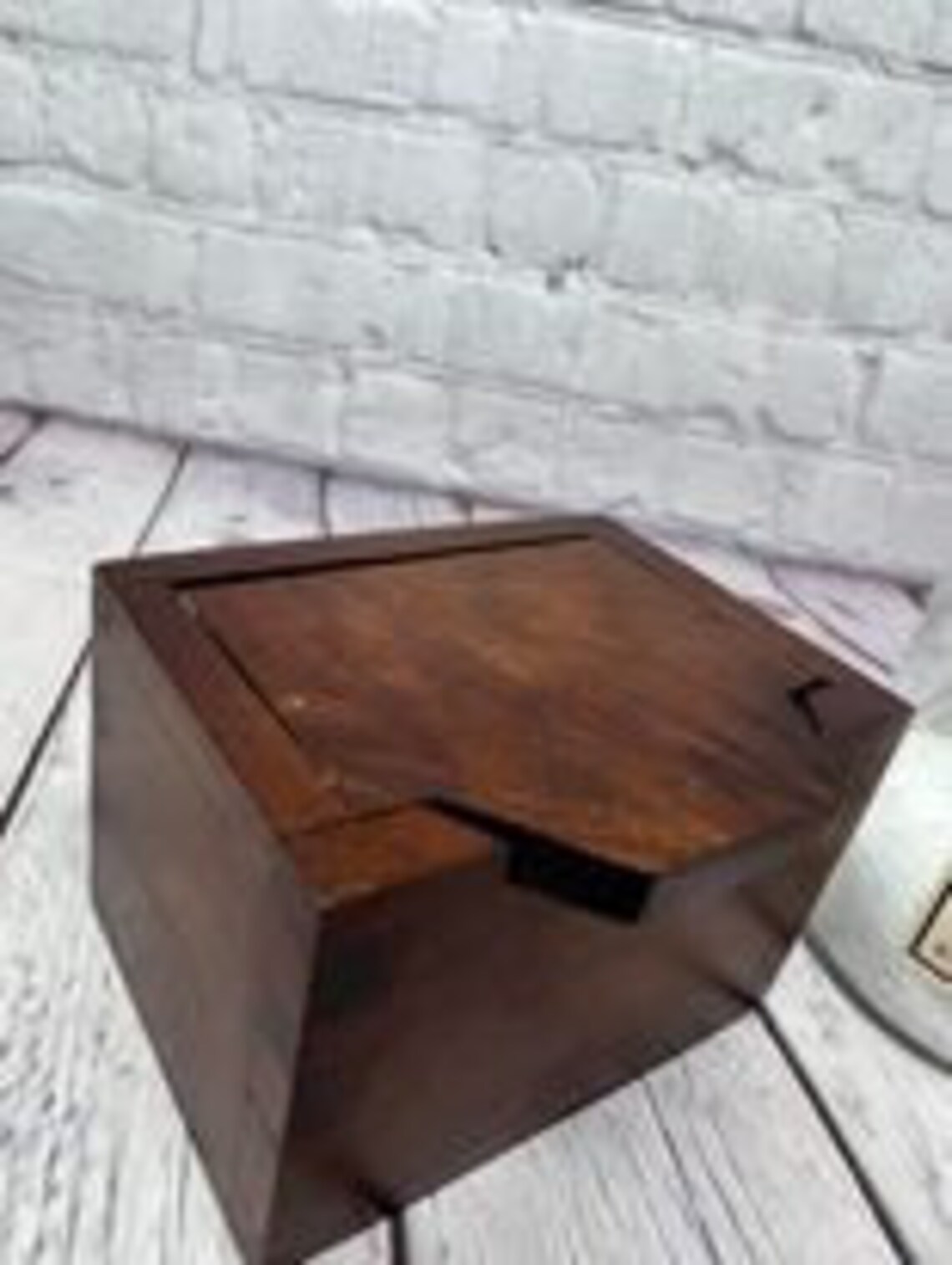 Wood Salt Box Hand Made Salt Cellar With Lid Gift Kitchen - Etsy