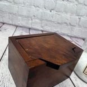 Wood Salt Box Hand Made Salt Cellar With Lid Gift Kitchen - Etsy