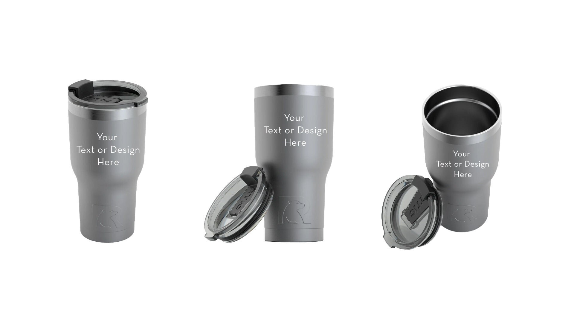 Engraved RTIC Tumbler 30oz Custom Text Logo or Design - Etsy