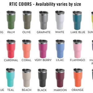 Engraved RTIC Tumbler | 20 Oz | Custom Text, Logo, or Design | - Etsy