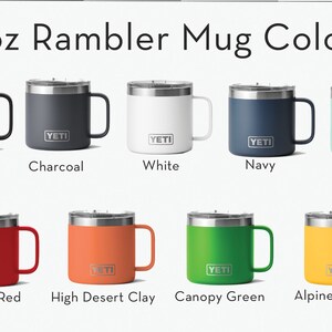 14oz Engraved Yeti Coffee Mug | Custom Design or Name - Etsy