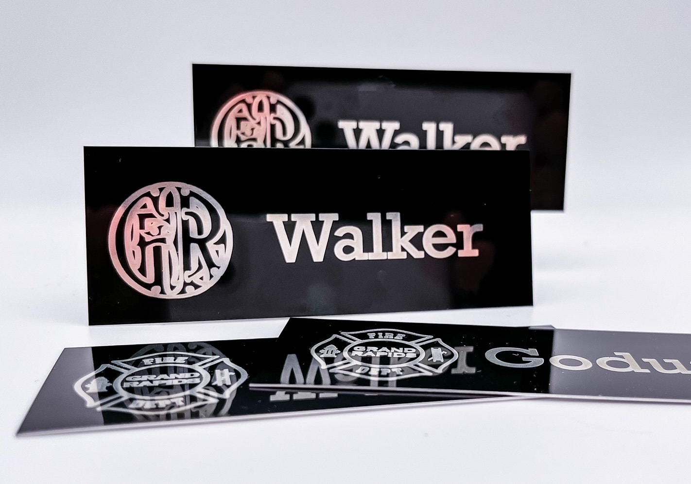 Locker Tags Laser Engraved and Personalized Black Aluminum for Locker ...