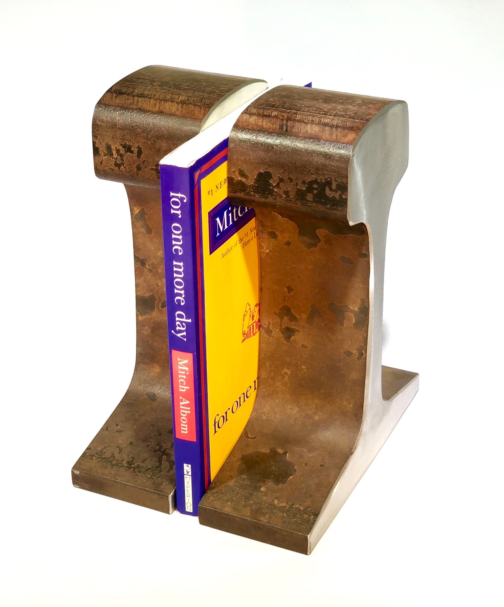 Large Railroad Track Bookends - Etsy