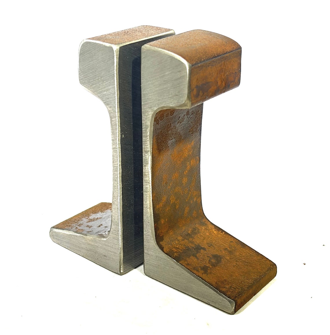 90 Lb Railroad Bookends Medium Size - Etsy