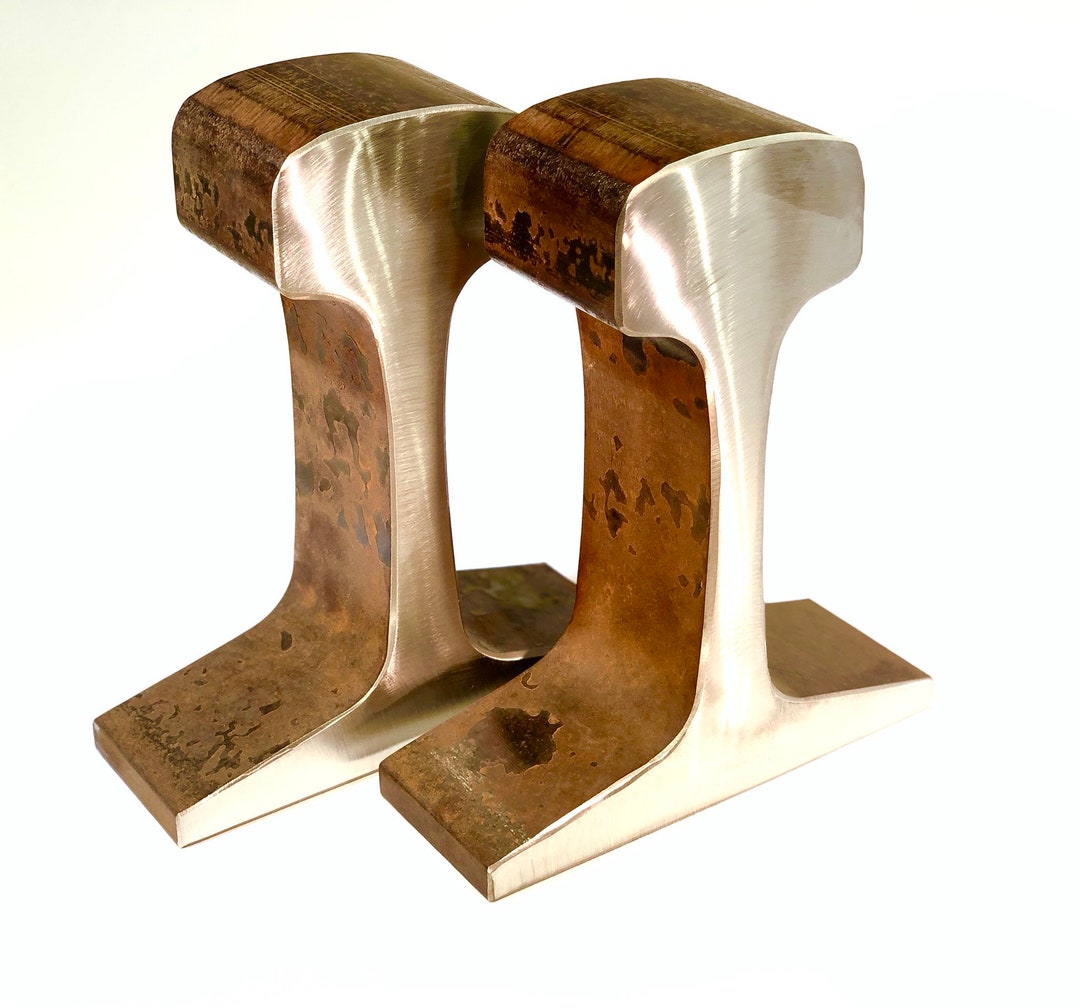 Large Railroad Track Bookends - Etsy