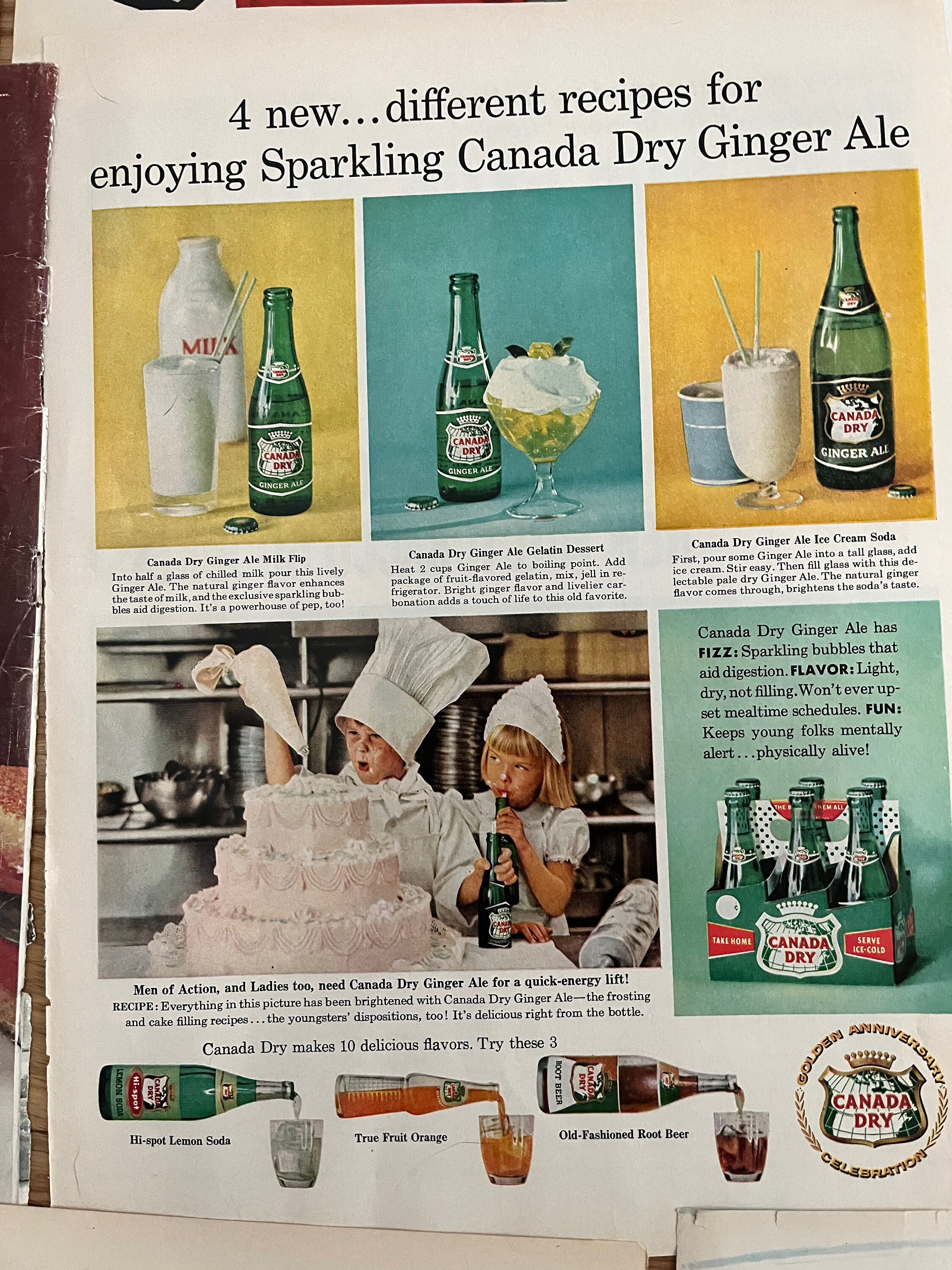 Lot of 12 Drink Advertisements From Magazine - Etsy