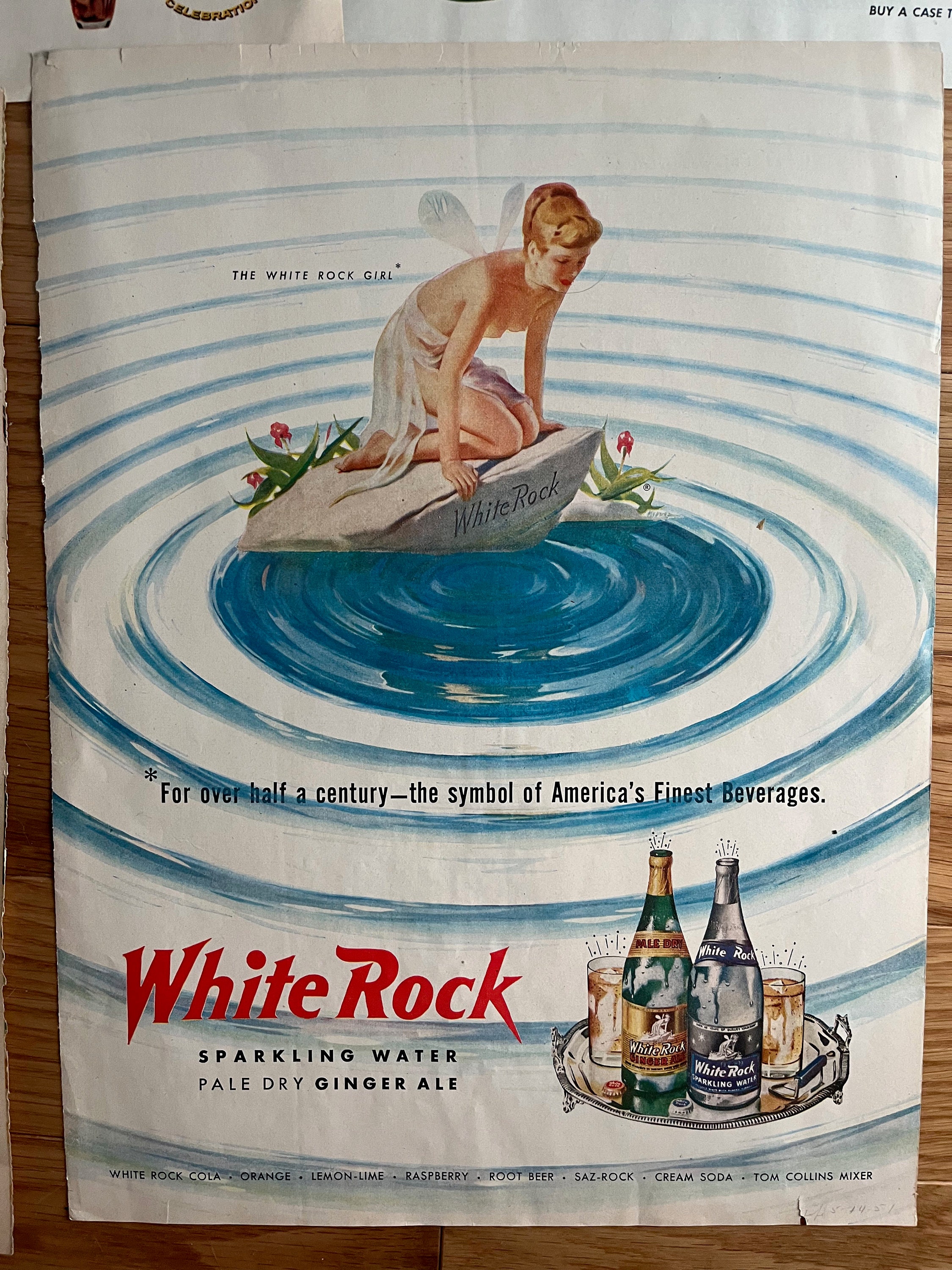 Lot of 12 Drink Advertisements From Magazine - Etsy