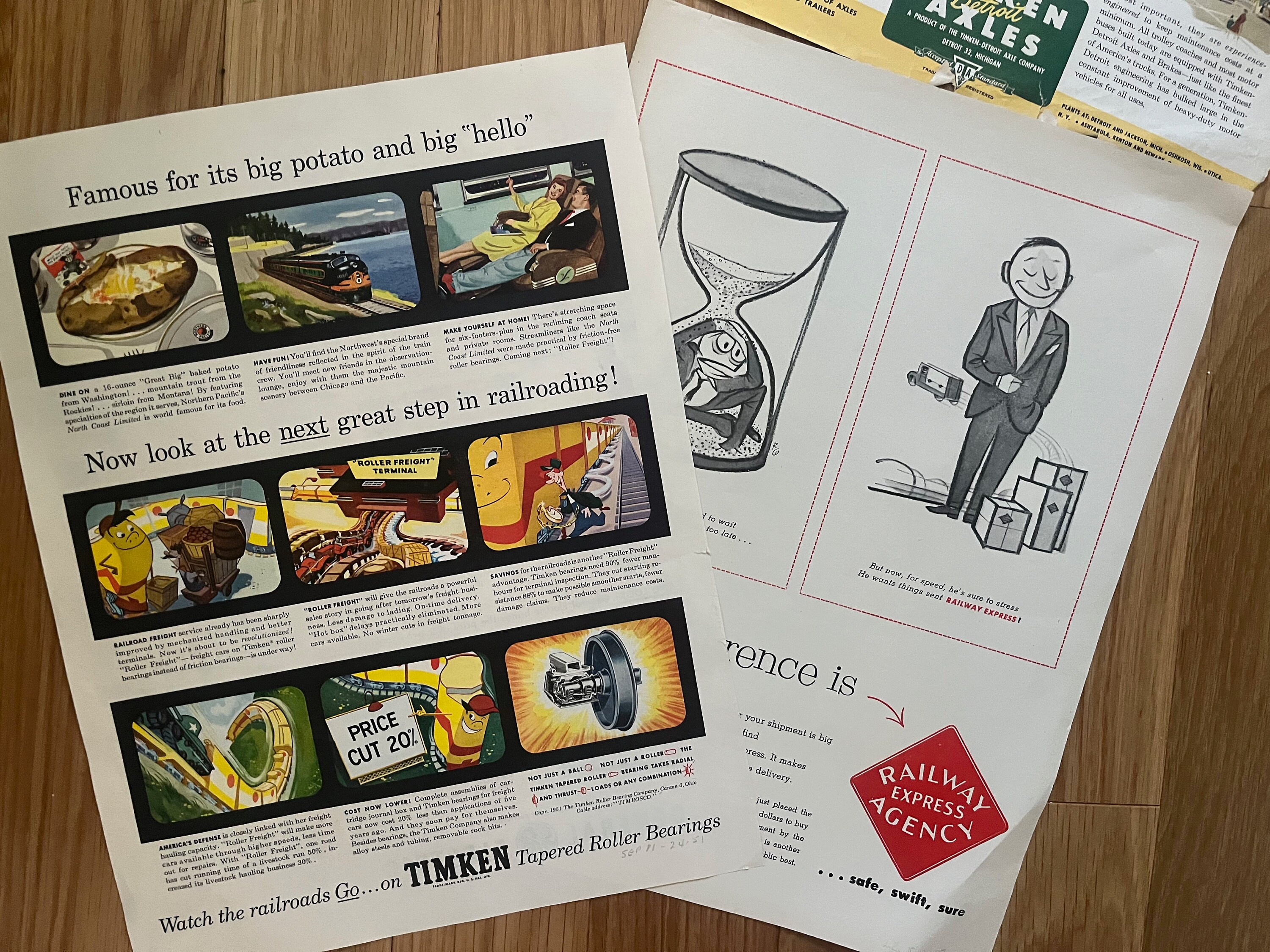 Set of 14 Vintage Magazine Railroad/train Ads - Etsy