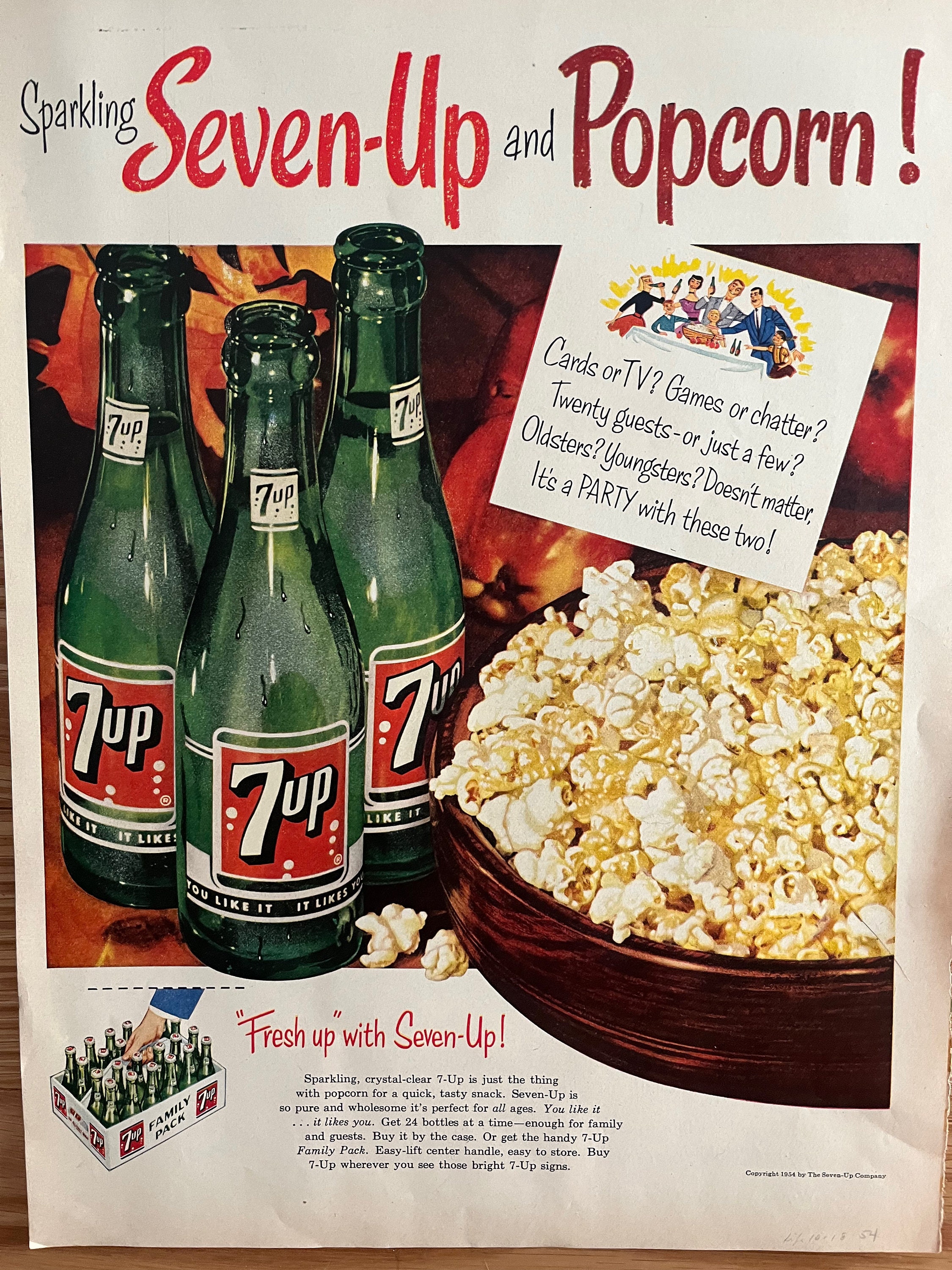 Lot of 12 Drink Advertisements From Magazine - Etsy