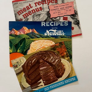 Vintage Recipe Books, Set 0f 3 - Etsy