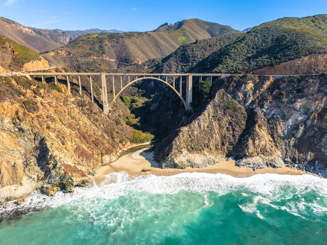 Bixby Bridge Photo, Big Sur Coastal Art Print, Ocean View Wall Decor ...