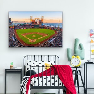 Oracle Park Sunset Wall Art San Francisco Giants Game Photo Print ...