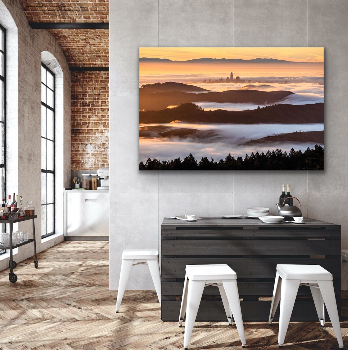San Francisco Fine Art Print Mt. Tamalpais Art SF Bay Area Wall Decor ...