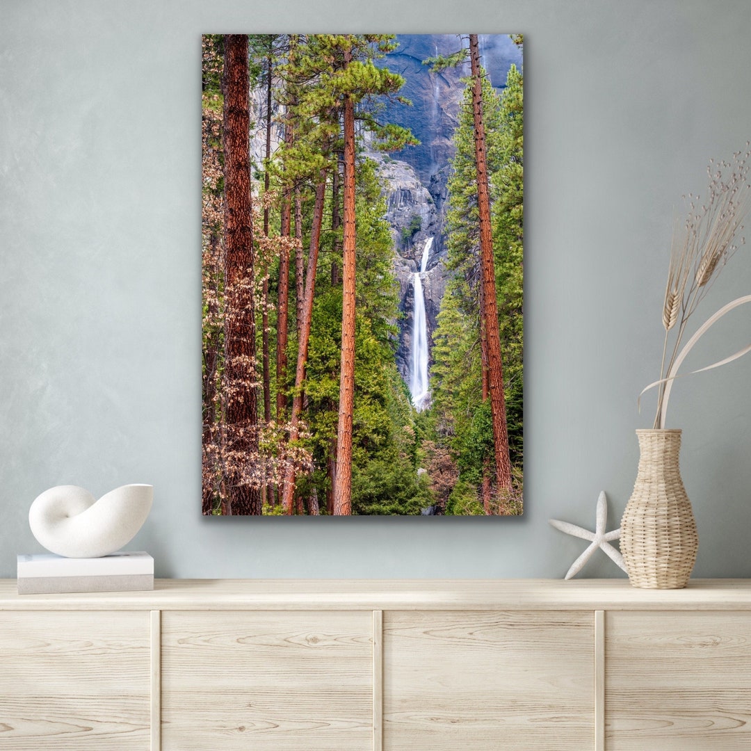 Yosemite Falls Print Yosemite National Park Canvas Wall Art Yosemite ...