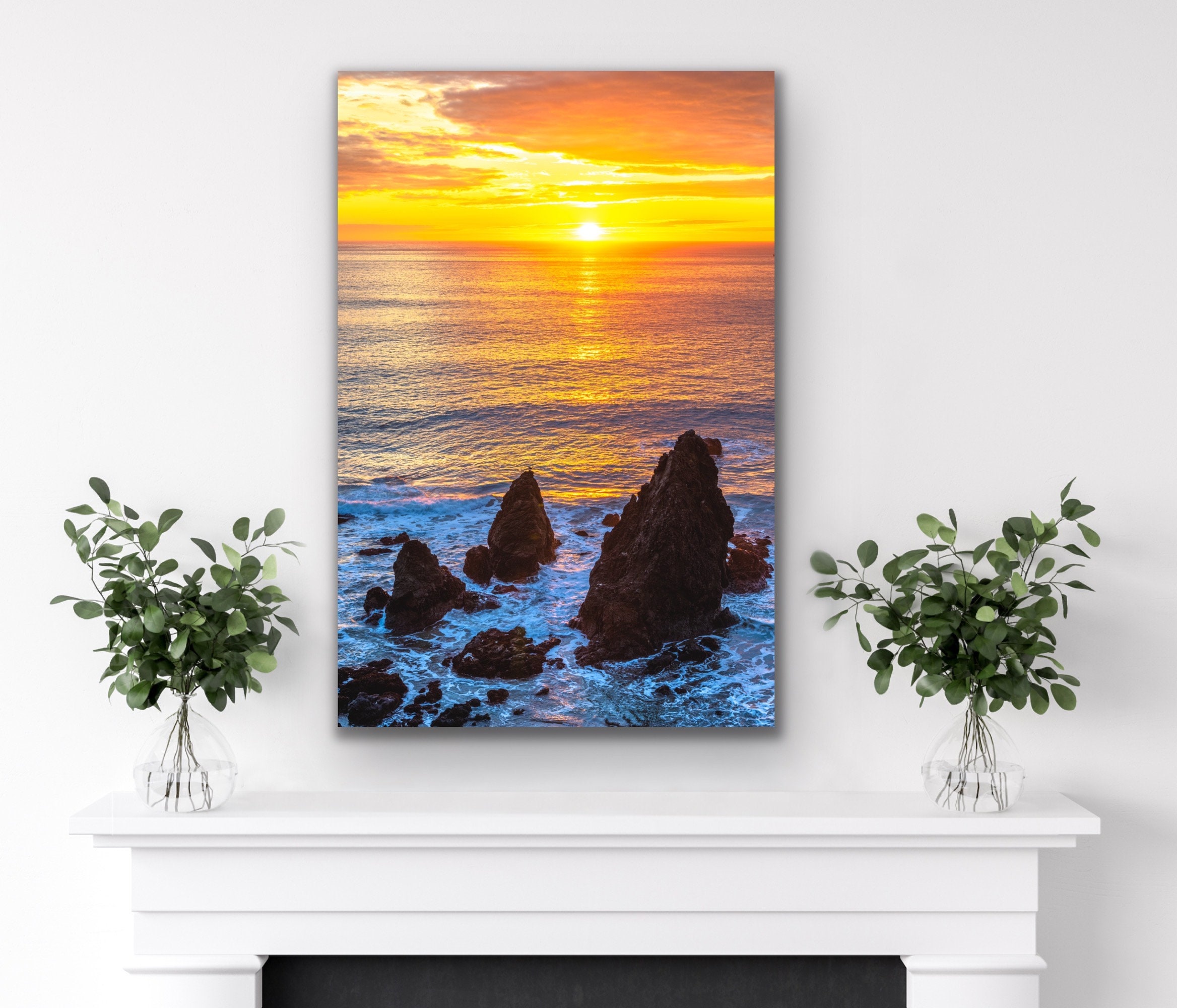 Pacific Ocean Art Seascape Wall Art Coastal California | Etsy