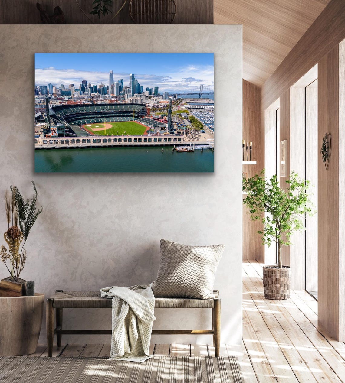San Francisco Giants Ballpark Photo, Oracle Park Aerial Wall Art, San ...
