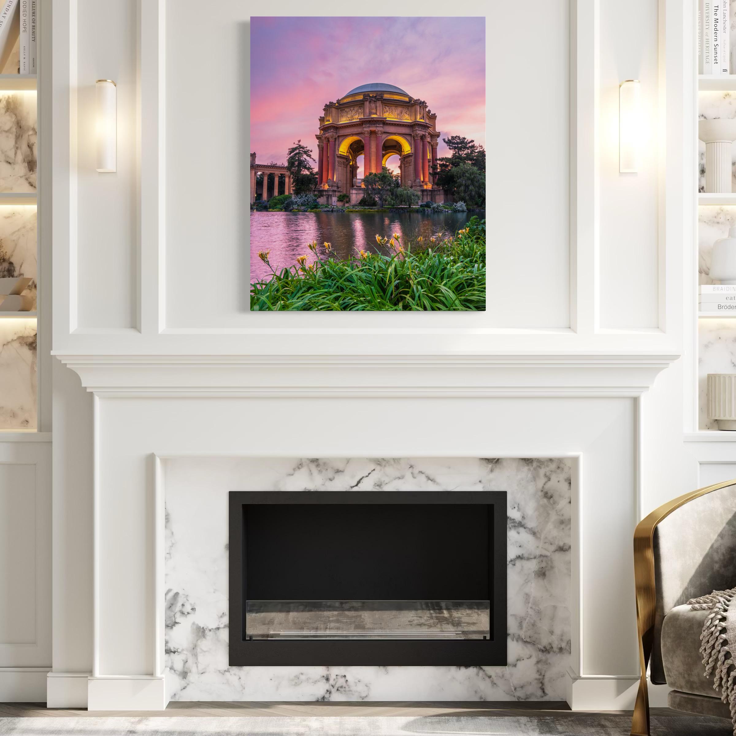 Palace of Fine Arts Print, San Francisco Wall Art, Glowing Architecture ...
