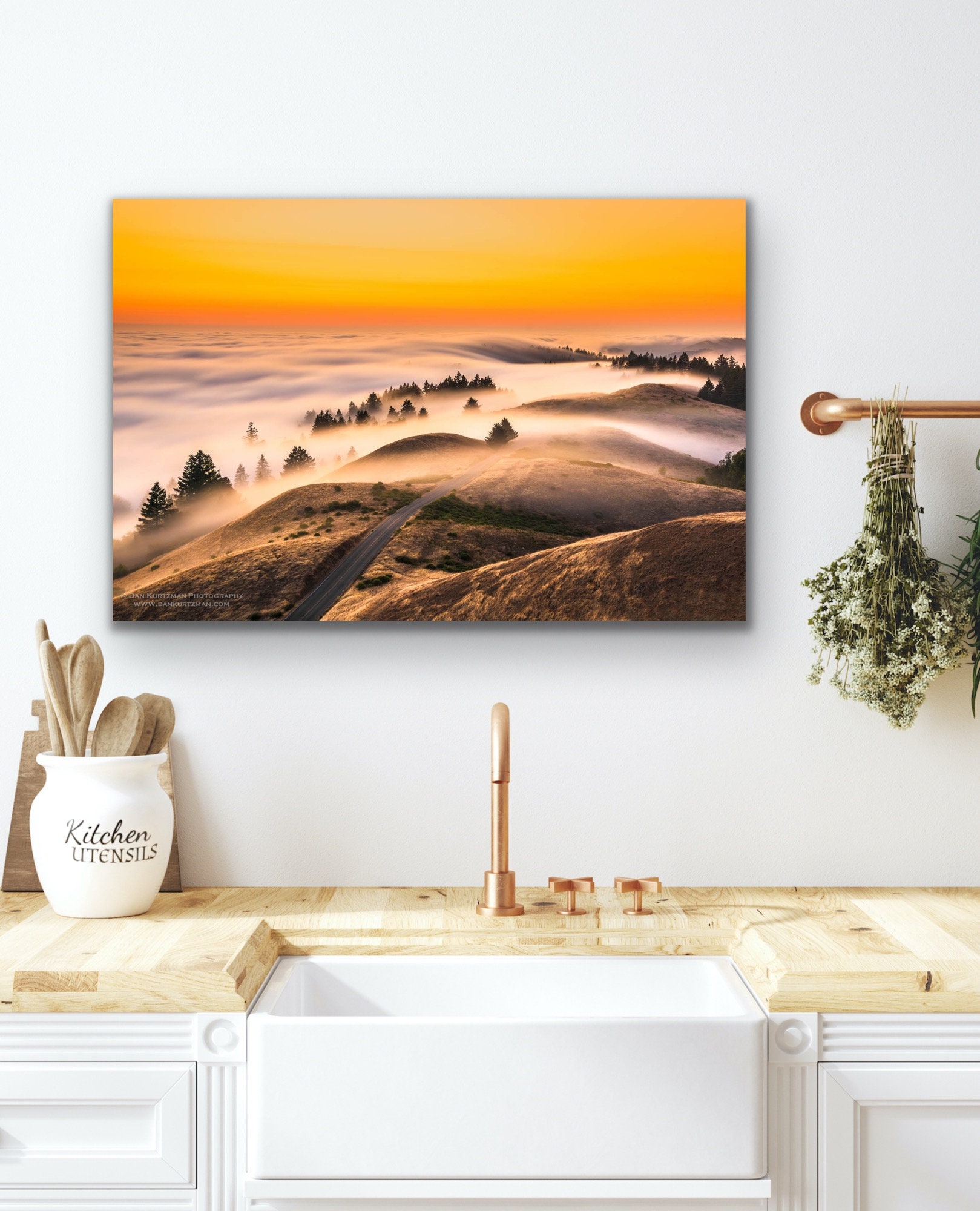 Mt. Tam Flowing Fog Photo Marin County Photography Landscape - Etsy