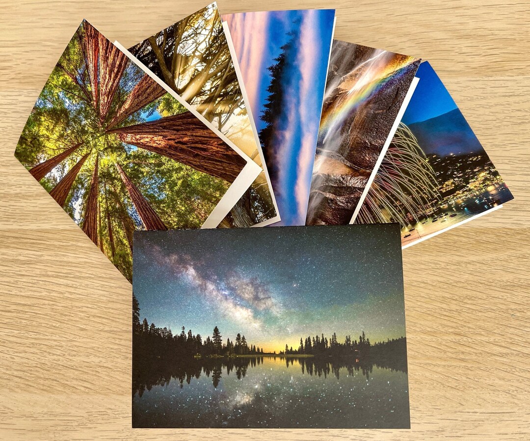 Scenic Nature Notecards Set, Blank Note Cards With Envelopes ...