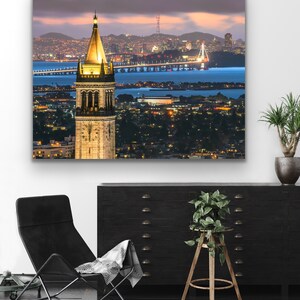 Sather Tower Print, Cal Berkeley Photo, UC Berkeley Wall Art, Cal ...
