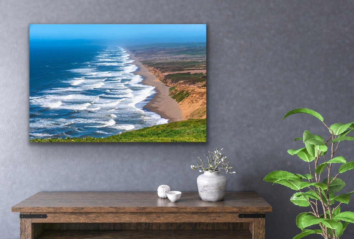 Point Reyes Photo Great Beach Print Ocean Waves Wall Art - Etsy