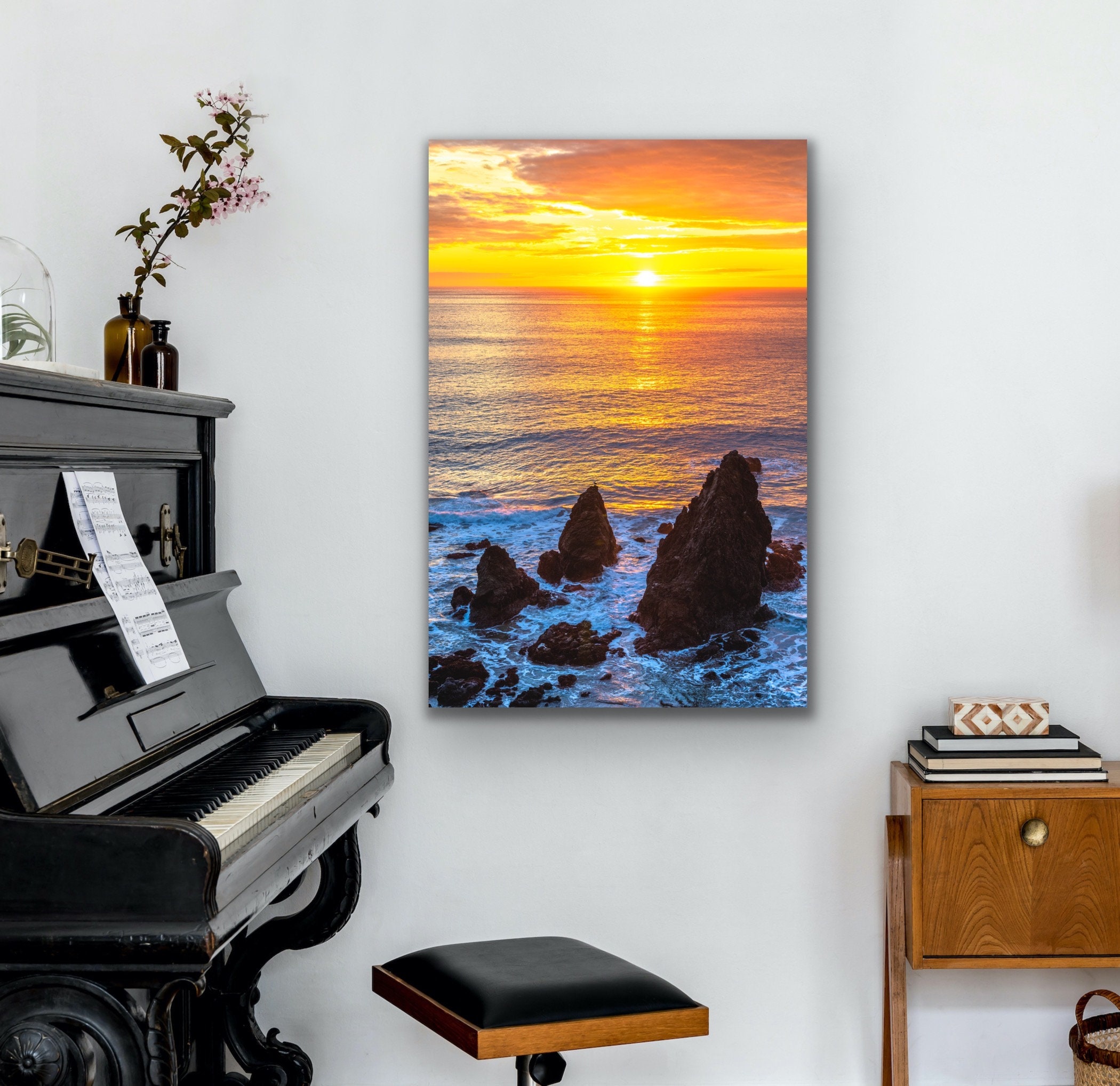 Pacific Ocean Art Seascape Wall Art Coastal California | Etsy