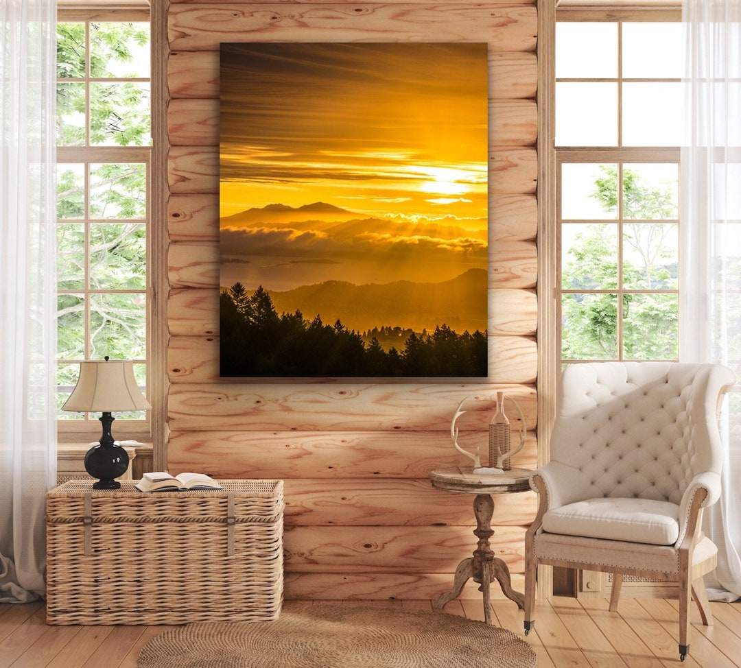 Mt. Diablo Print, East Bay Wall Art, Golden Hour Sunrise Photography ...