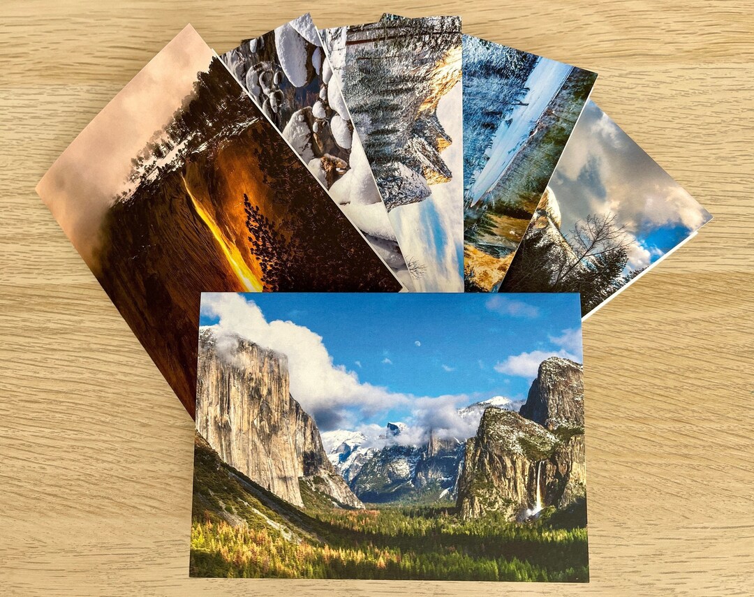Yosemite Photo Note Cards, National Park Photo Gift, Blank All Occasion ...