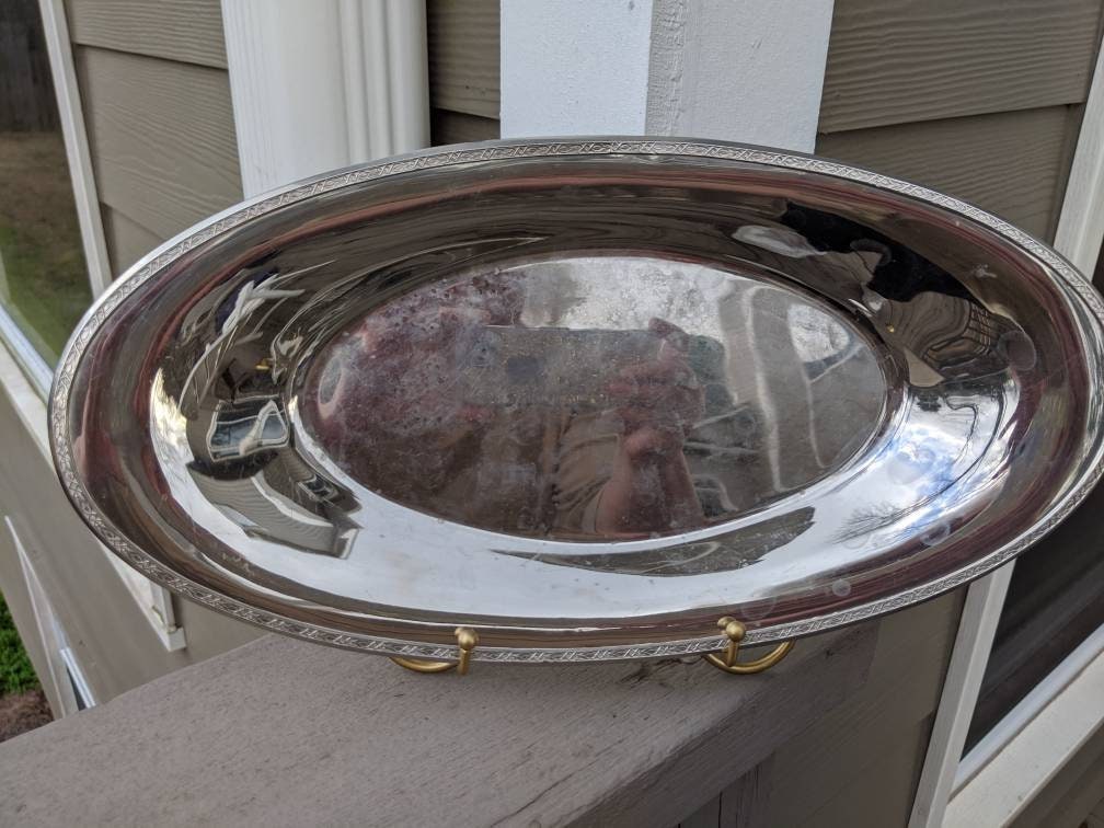 Vintage Royal Rochester Silverplate Oval Bread Tray. From - Etsy